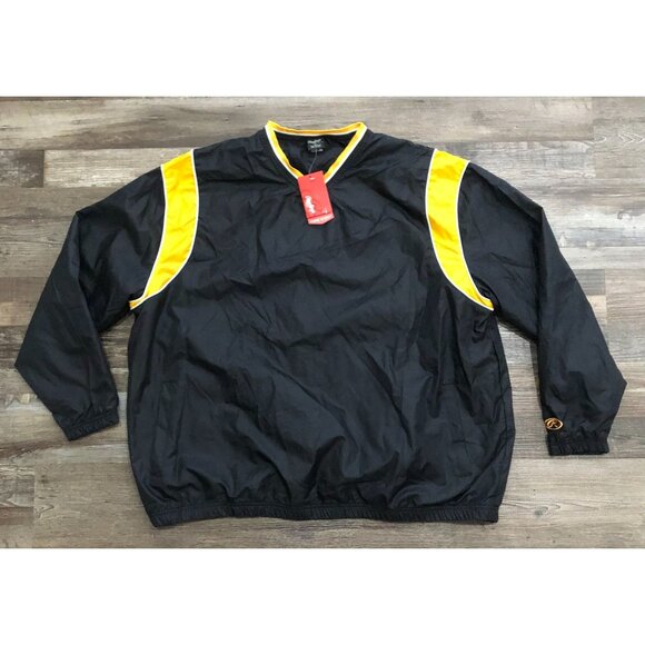 Rawlings | Jackets & Coats | Rawlings Mens 3xl Black Yellow Long Sleeve ...